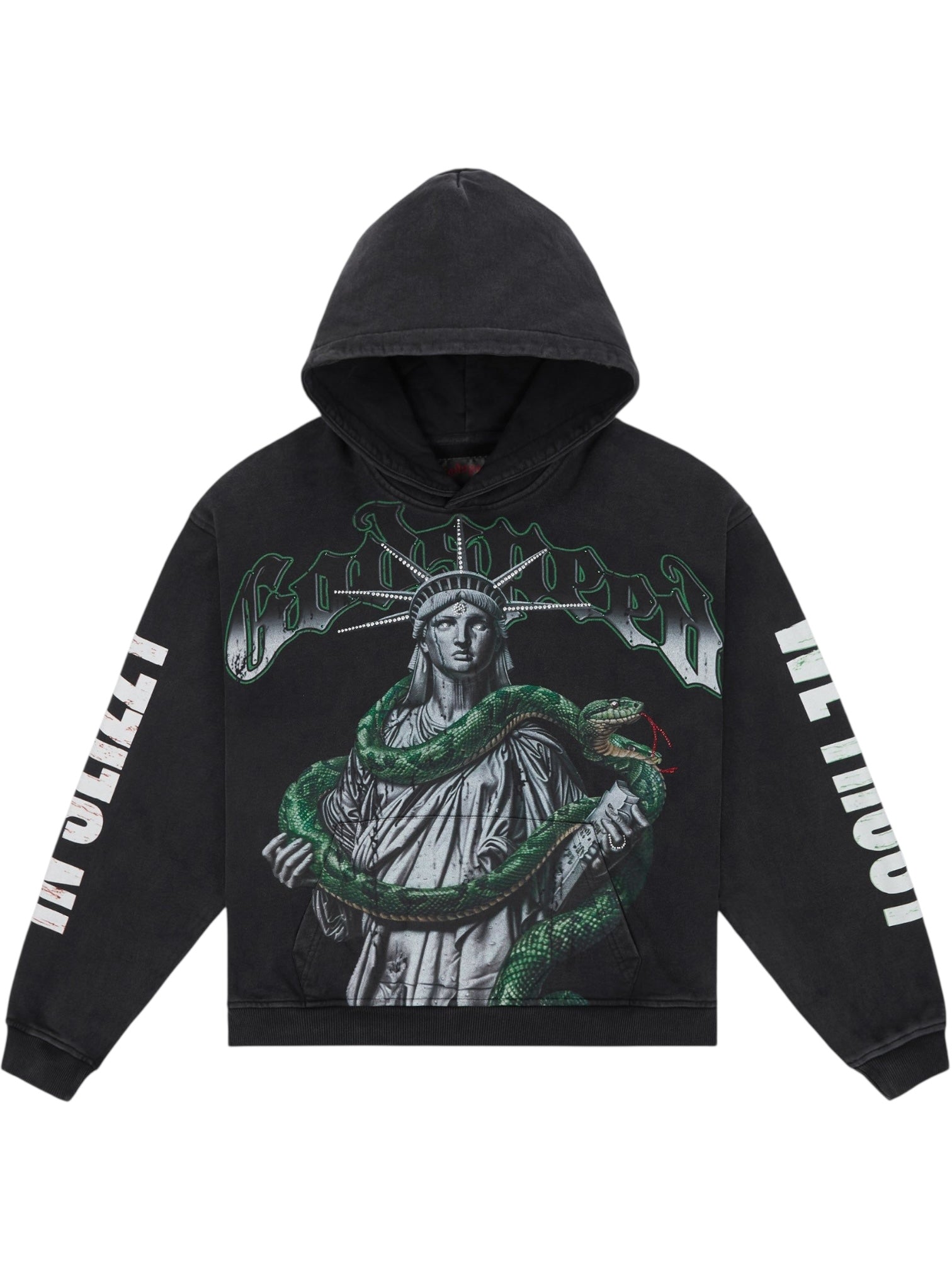 Godspeed Top 5 Slizzy VVS Hoodie (Black Wash) - Probus