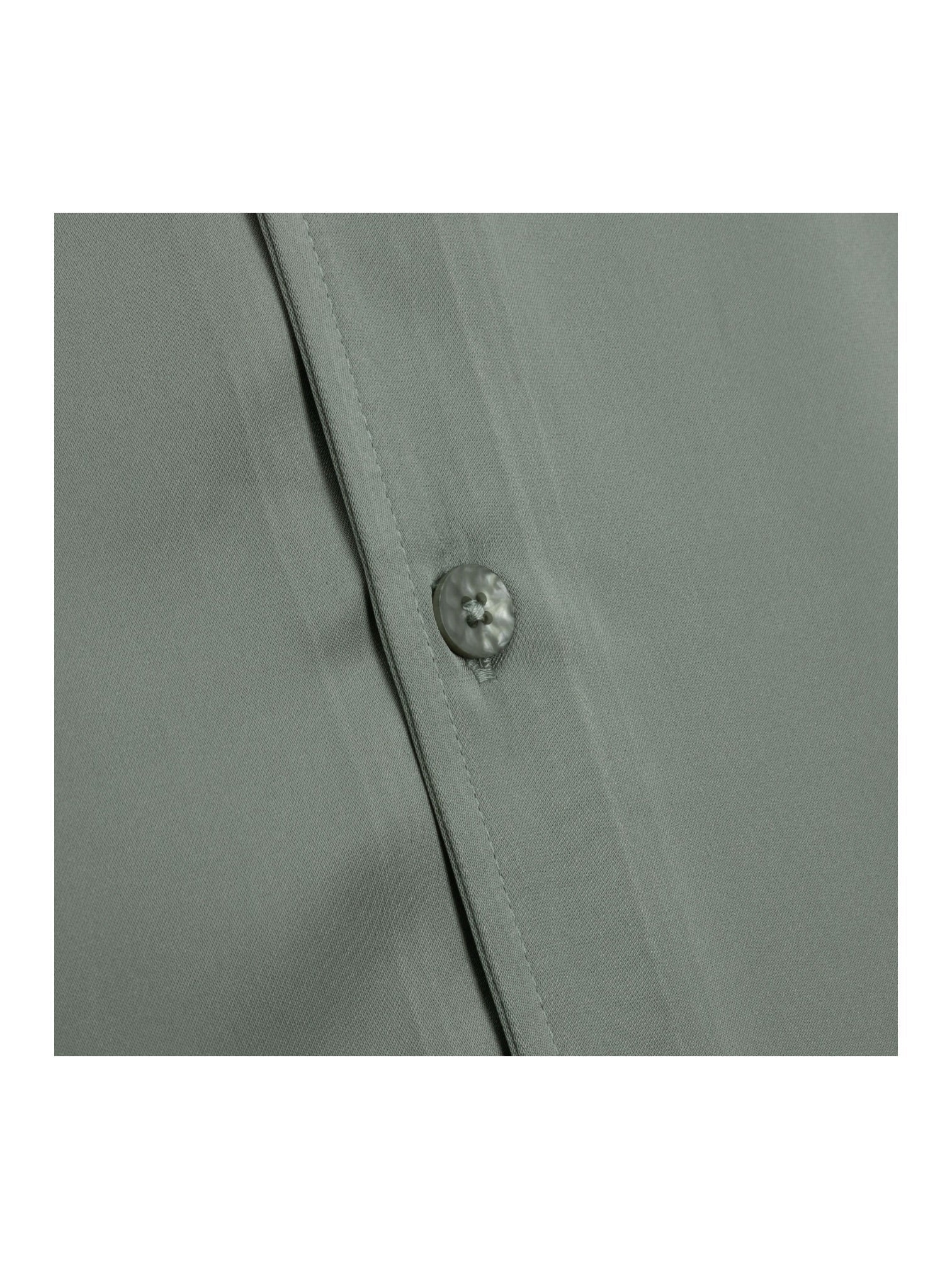 Honor The Gift Satin Chest Logo Camp Collar Sage - Probus