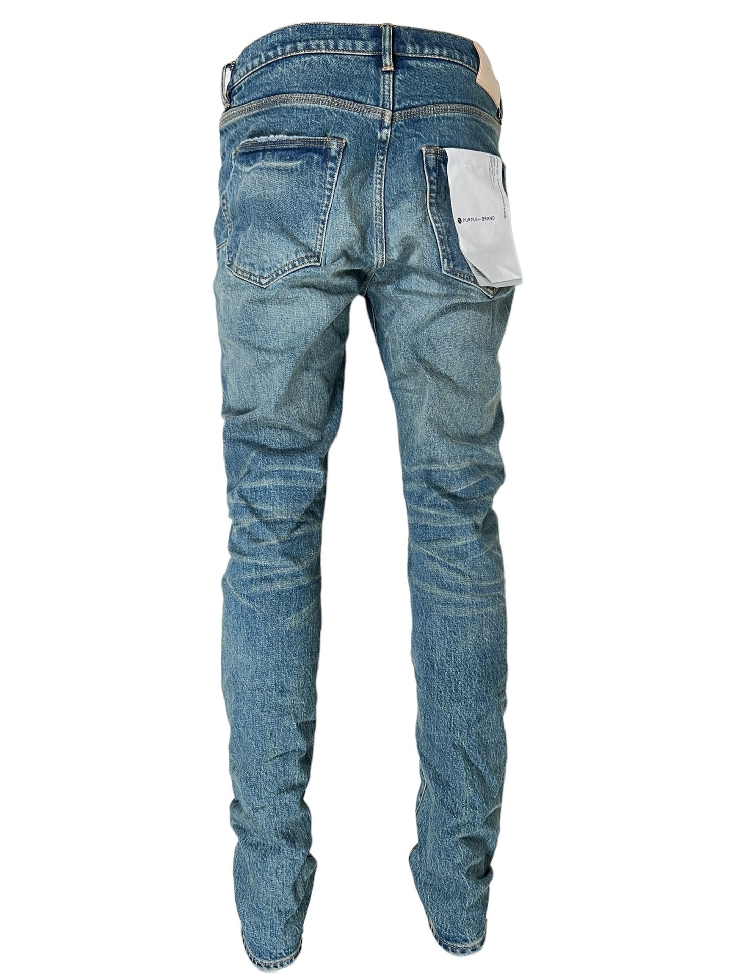 P001-VKMD VINTAGE KNEE BLOWOUT MID INDIGO - Probus