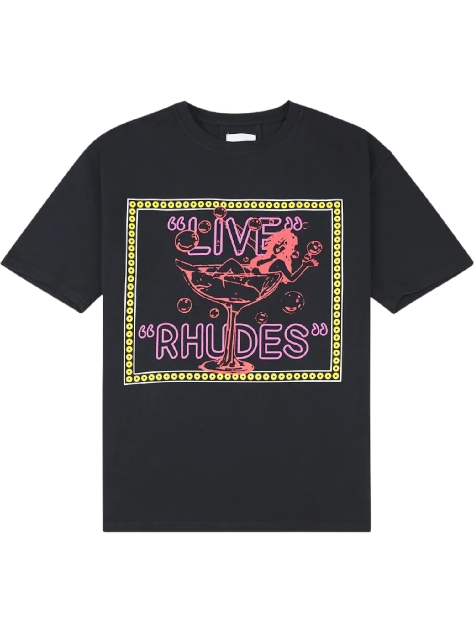 Rhude Live Rhudes Tee Vintage Black - Probus